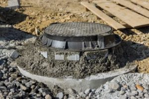 Manholes in Construction - Silver Springs Underground Installation ...